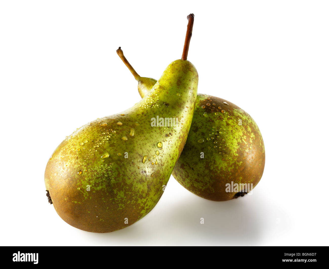 Fresh conference pears whole Stock Photo - Alamy
