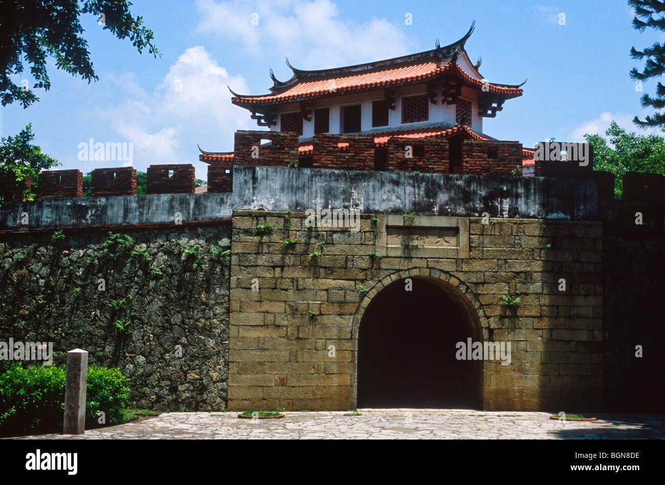 Great Southern Gate, Tainan, Southwestern Taiwan, Taiwan, R.O.C Stock ...