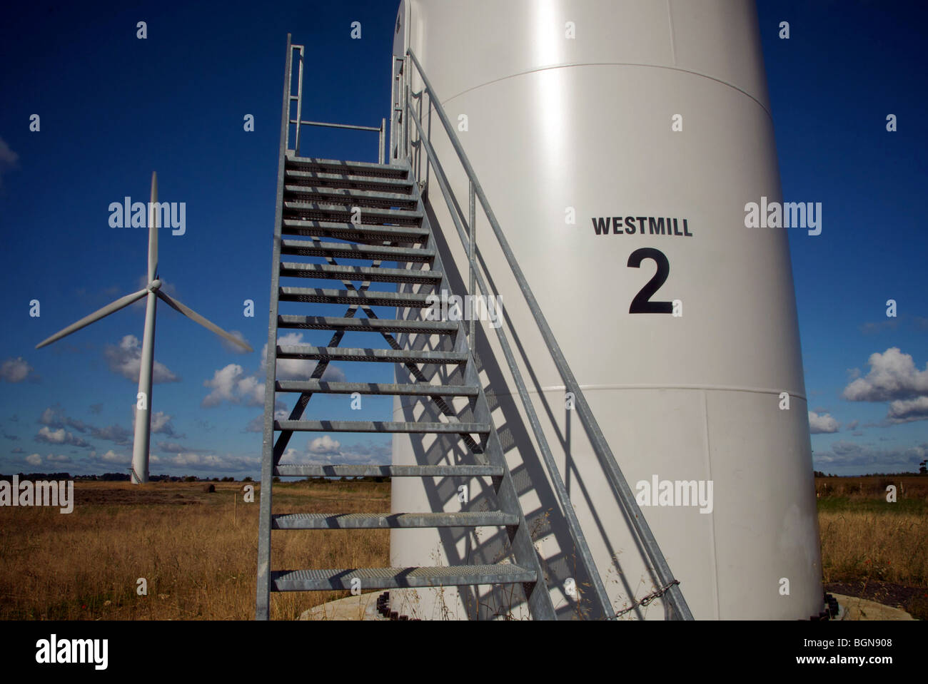 West Mill Watchfield Wiltshire UK Wind Turbines Stock Photo - Alamy