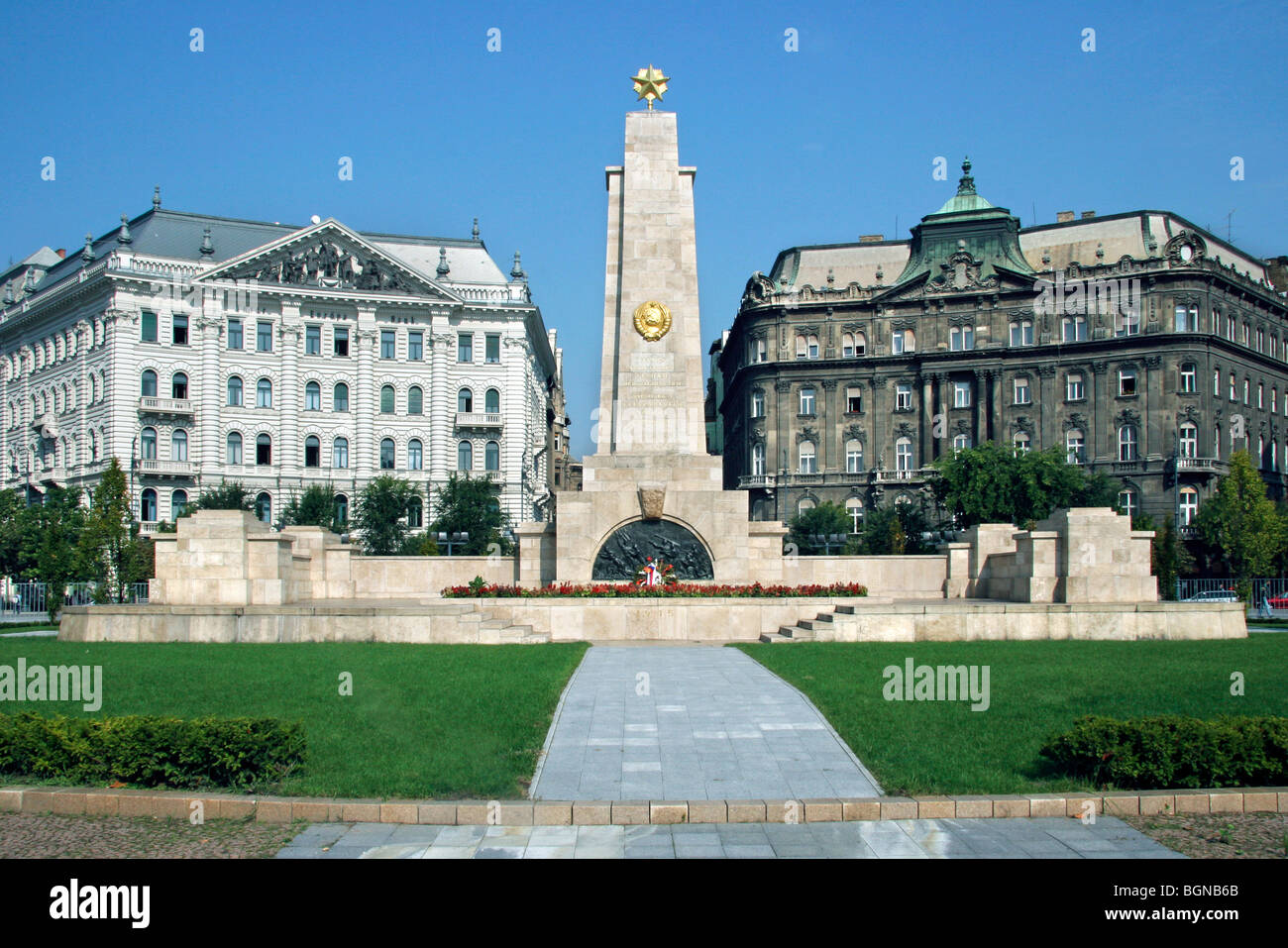 The monument Glory to the Soviet Hero Liberators, Budapest, Hungary ...
