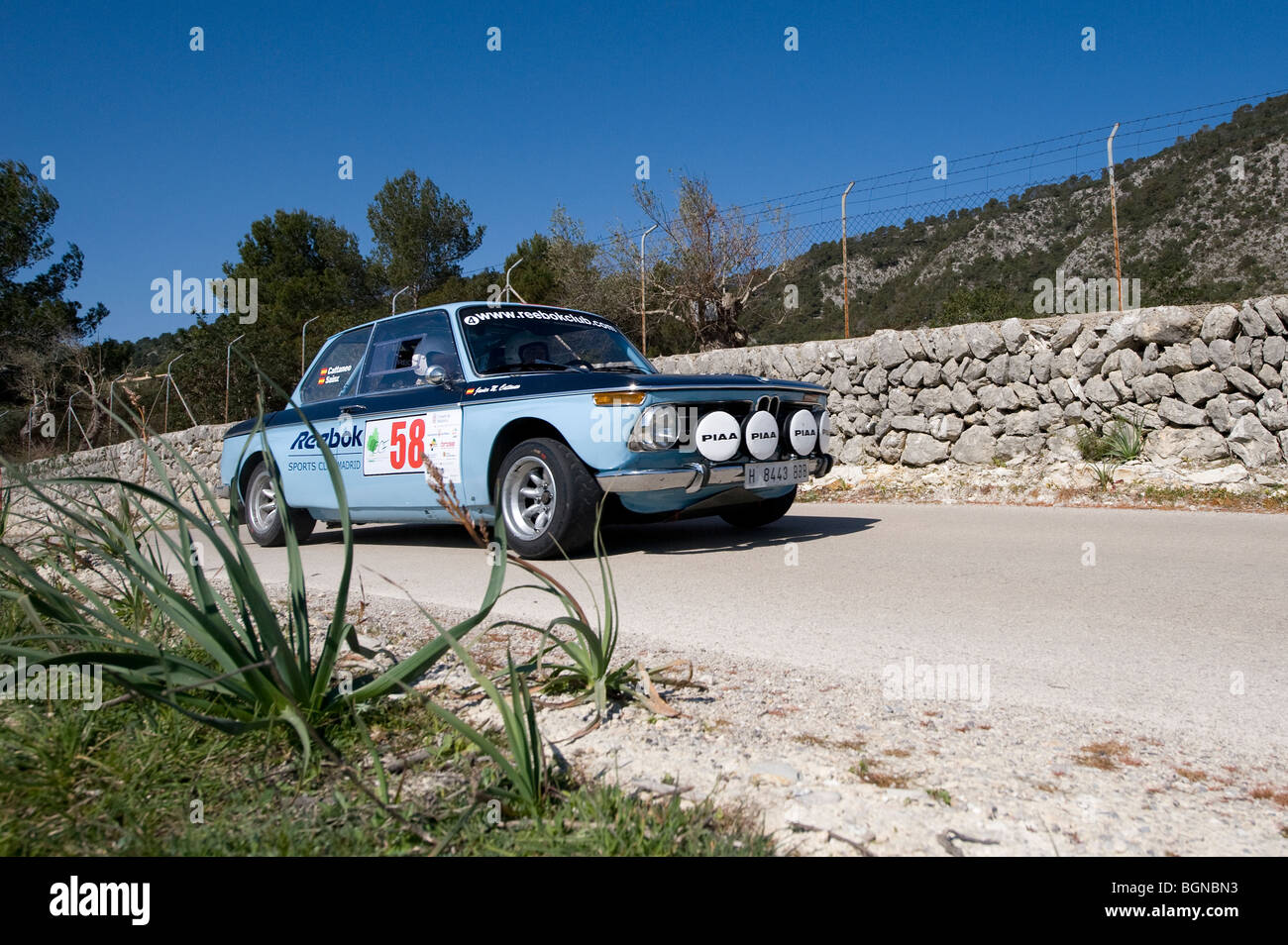 Bmw rally car race hi-res stock photography and images - Alamy