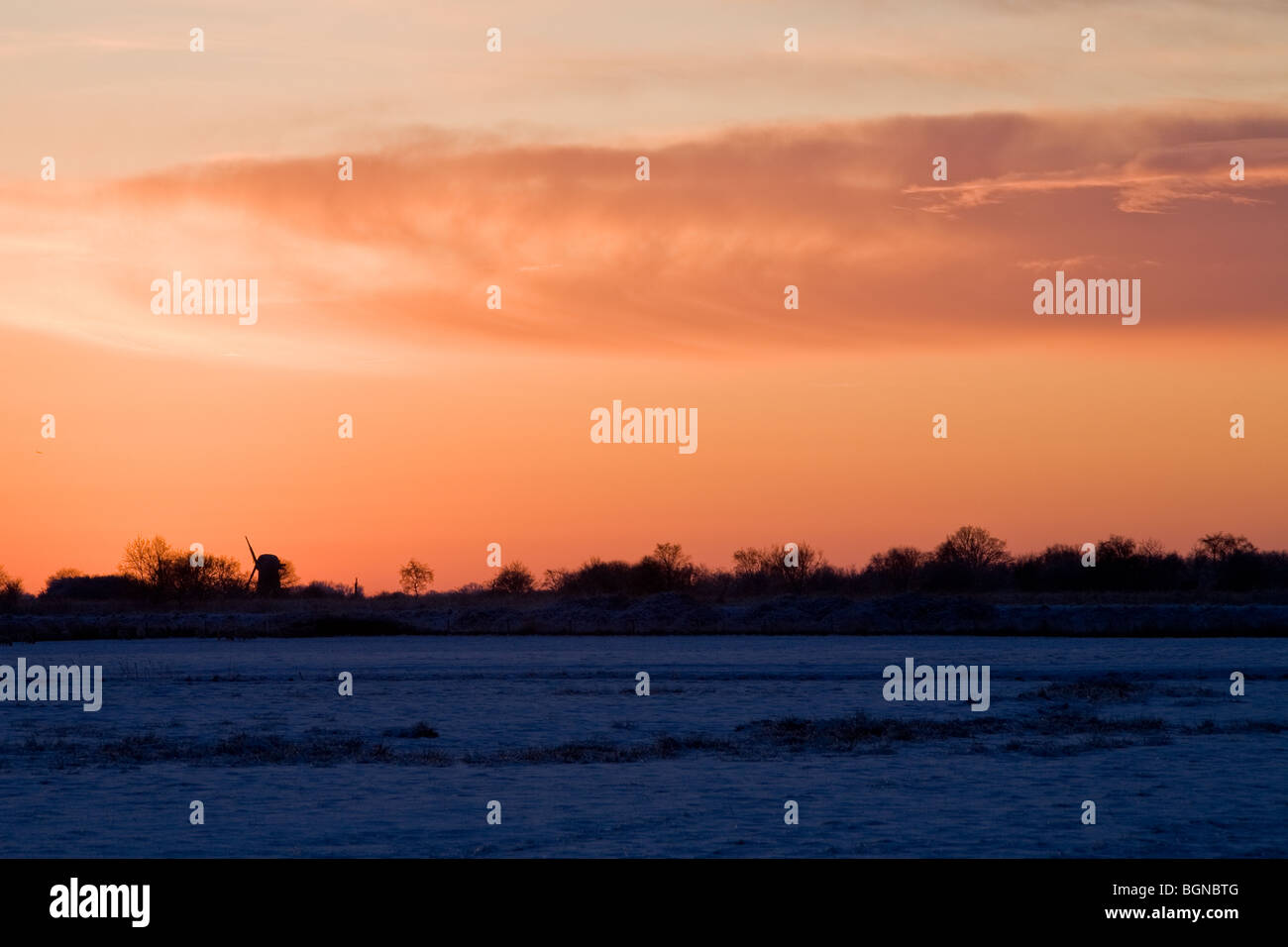 Norfolk broads landscape at west somerton hi-res stock photography and ...