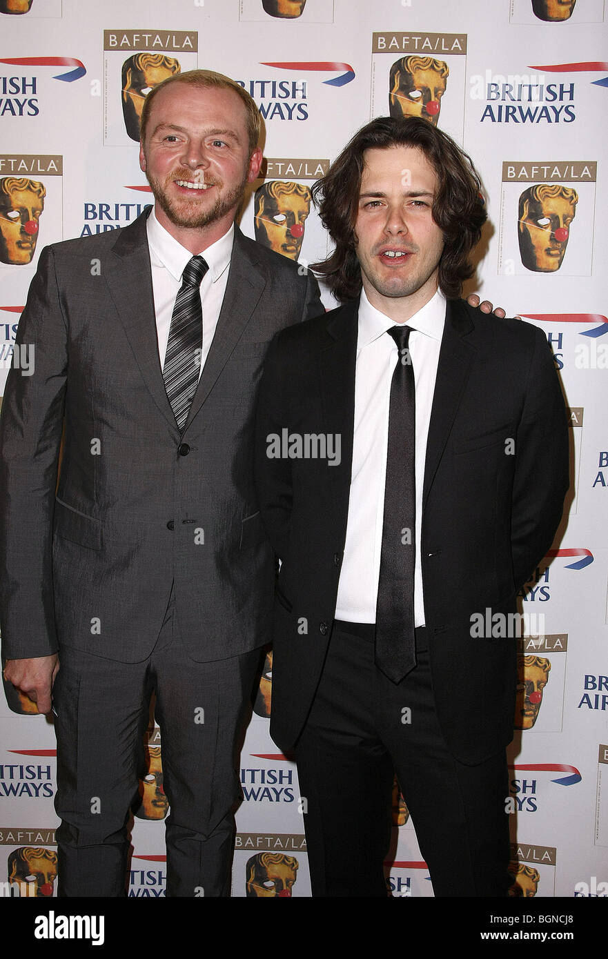 SIMON PEGG EDGAR WRIGHT 1ST BAFTA/LA COMEDY AWARDS FOUR SEASONS LOS ...
