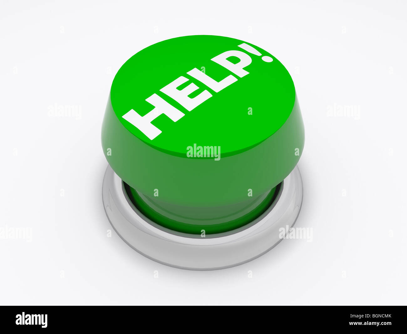 A help button isolated in green Stock Photo - Alamy