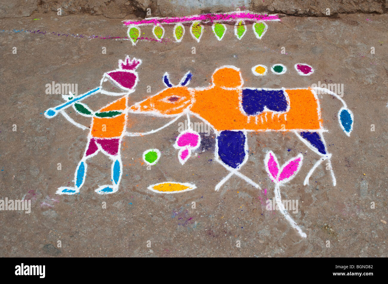 Cow sankranti hi-res stock photography and images - Alamy
