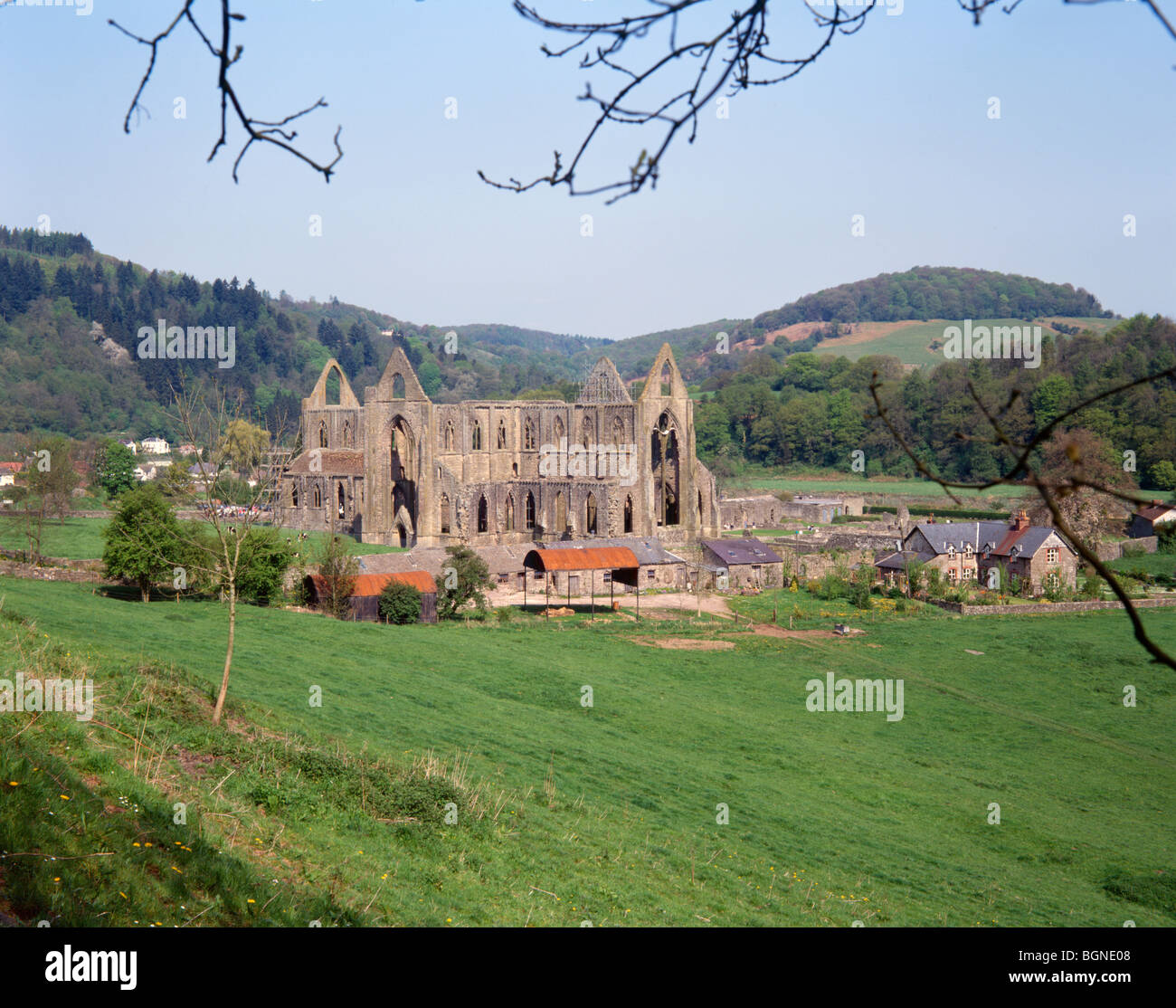 May 1994: Wales, Monmouthshire, Wye Valley, Tintern, Tintern Abbey ...