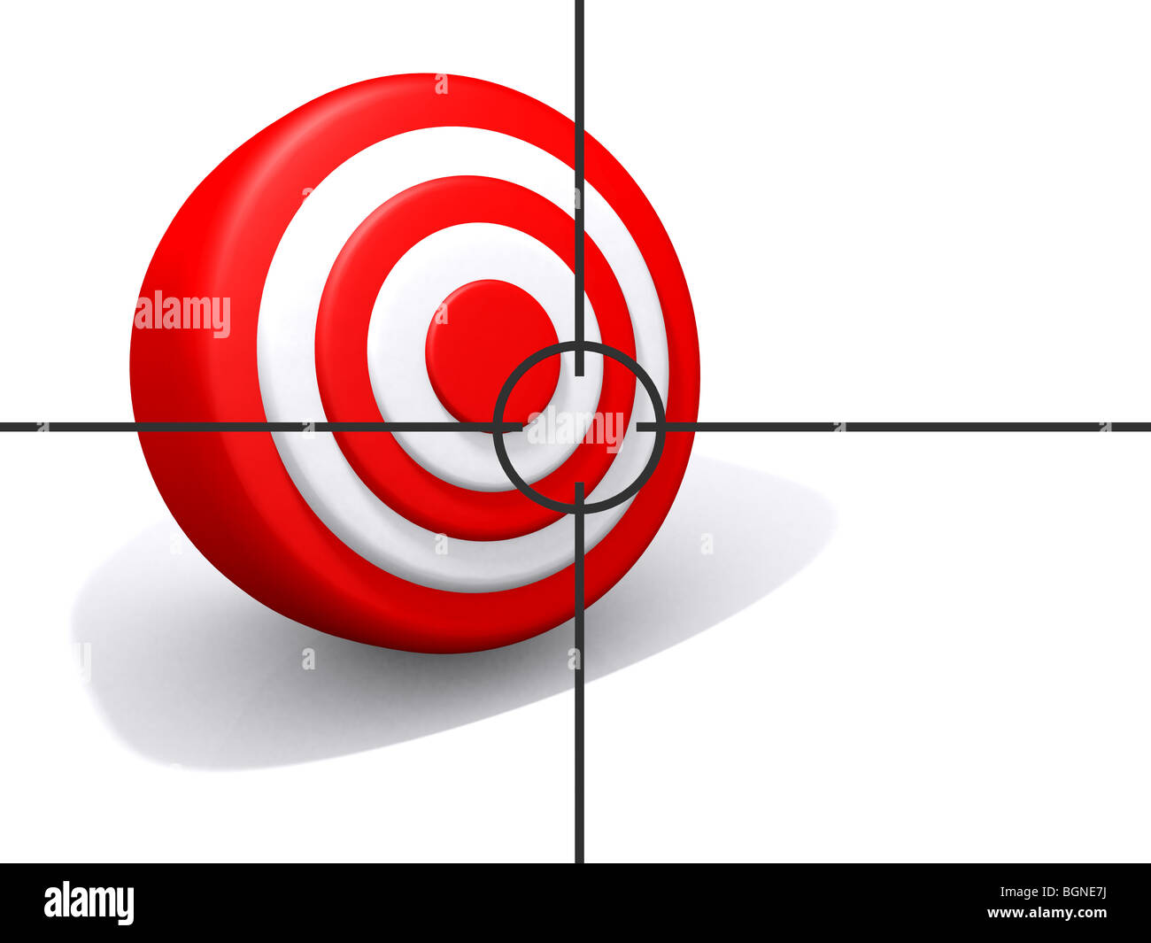 a target being viewed through a scope Stock Photo - Alamy