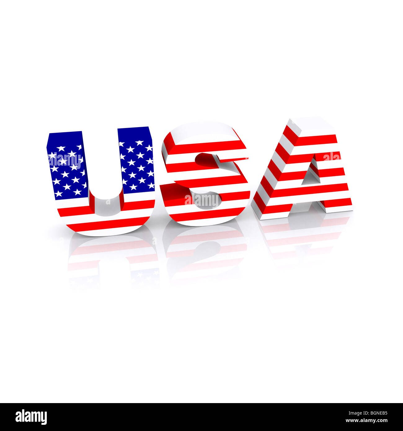 usa text with the stars and stripes texture Stock Photo - Alamy