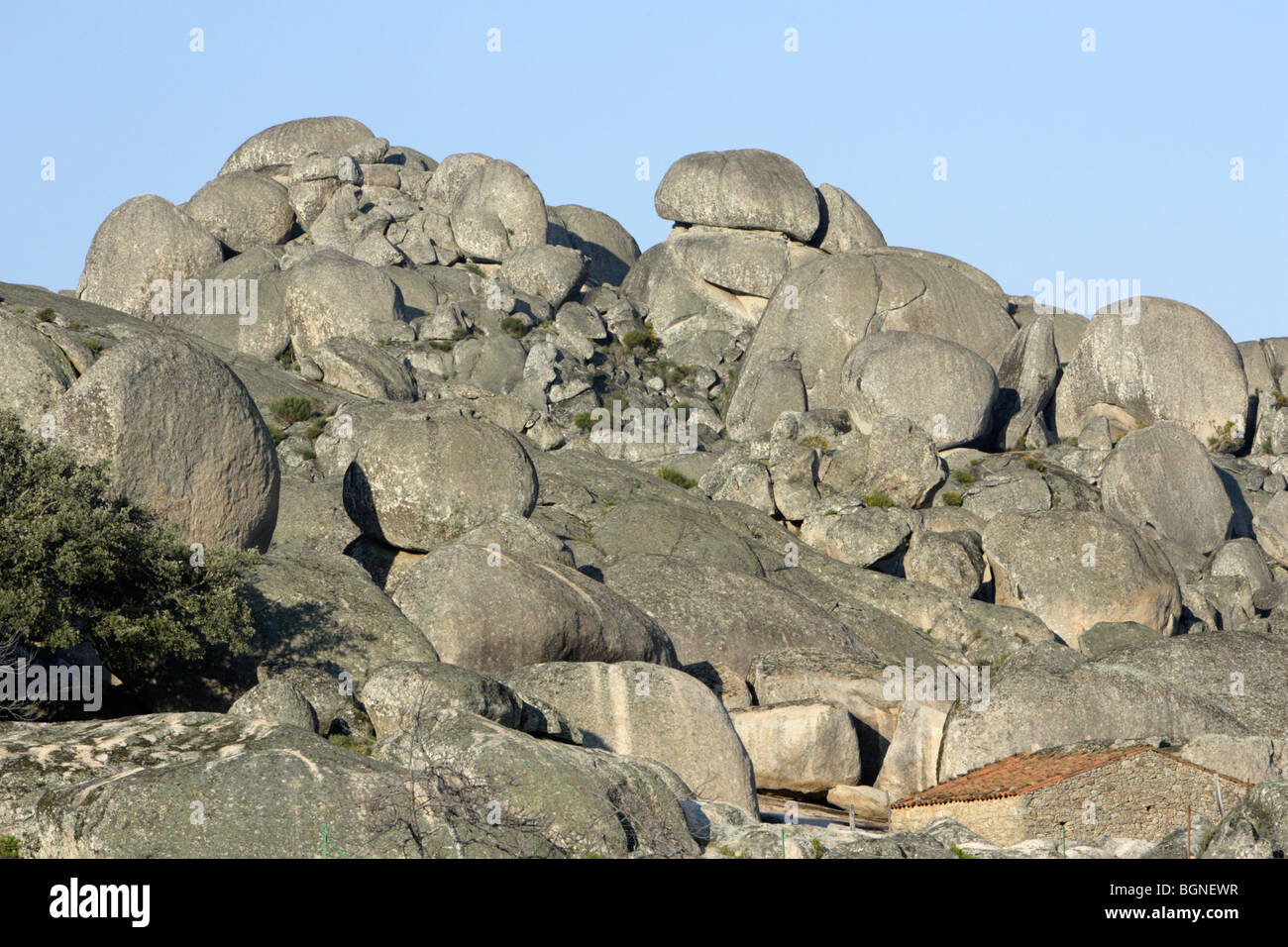 Boulder Terrain, Valencia de Alcantara, Extremadura, Spain Stock Photo ...