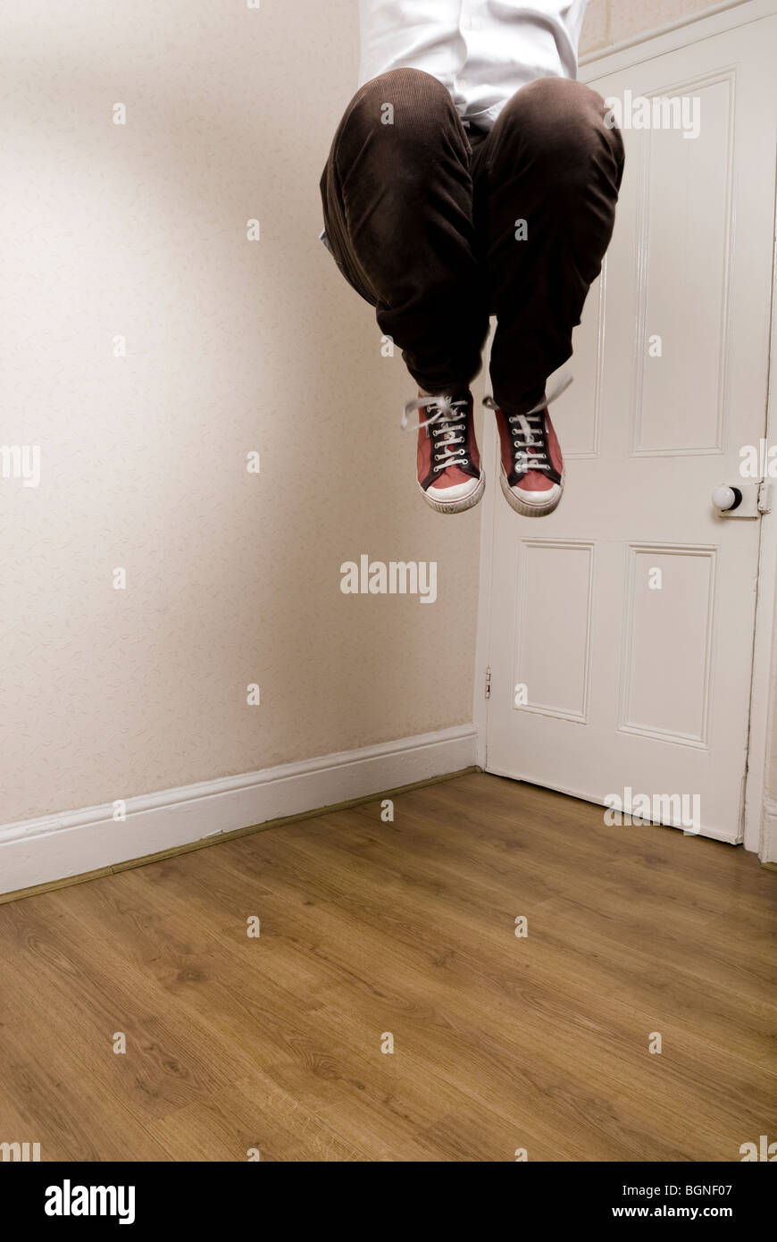 Man jumping in room hi-res stock photography and images - Alamy