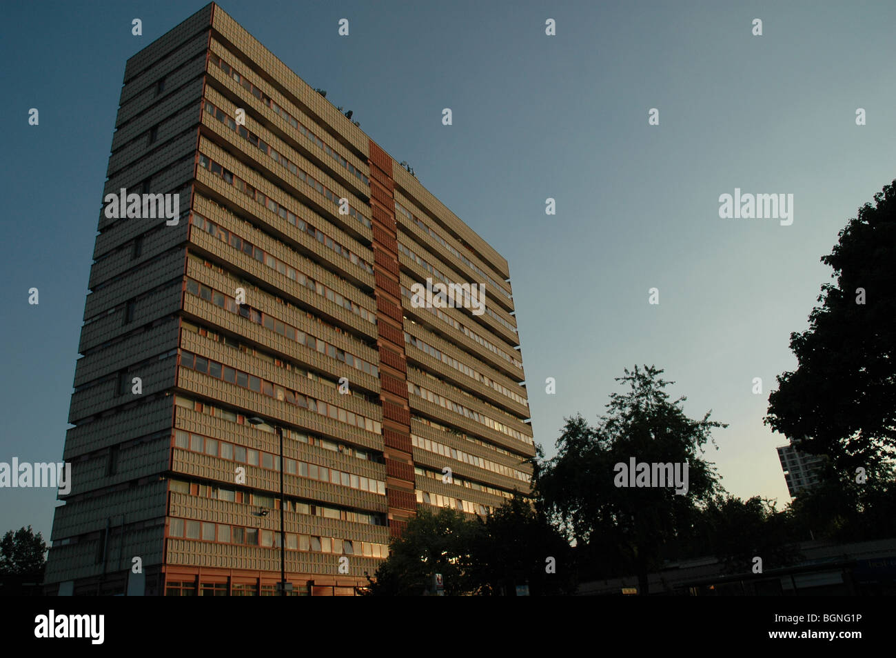 Tower block in Southwark, London - Copyright owned photograph by David ...