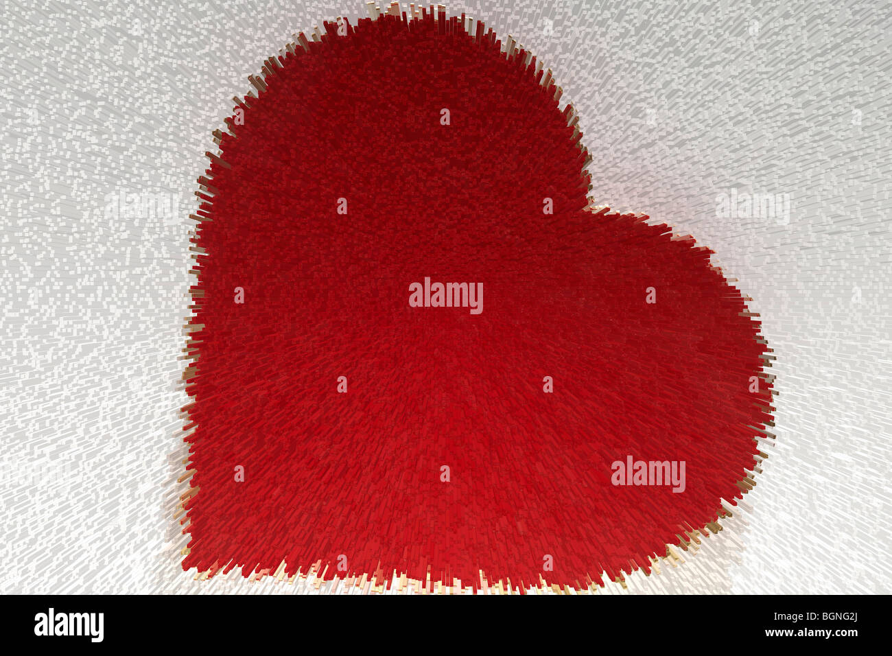 heart attack - exploding heart concept, beating heart concept ...