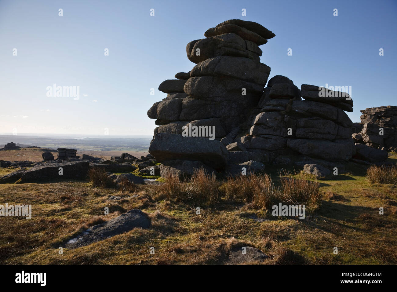 Great Staple Tor, Dartmoor National Park, Devon Stock Photo - Alamy