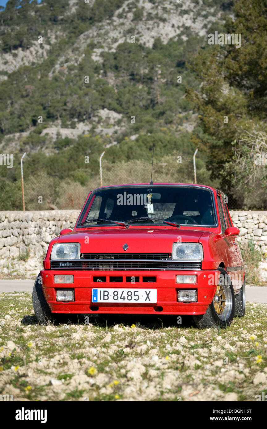 Renault 5 Copa Turbo (gordini) car with Spanish registration plate ...
