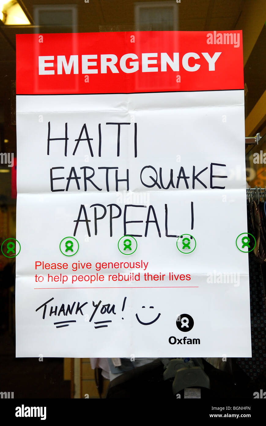 Disaster appeal poster hi-res stock photography and images - Alamy