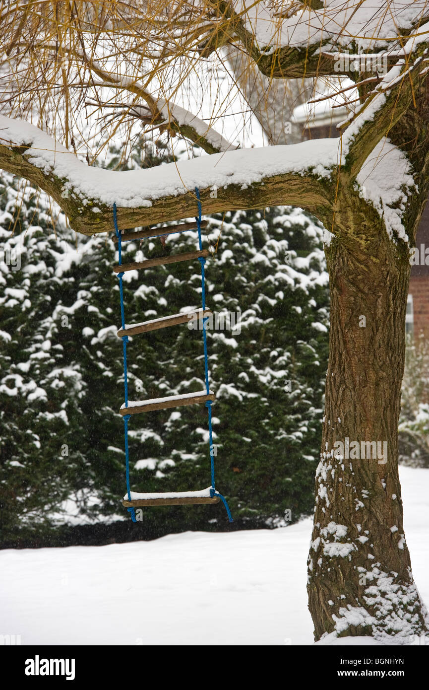 Childs rope ladder hi-res stock photography and images - Alamy