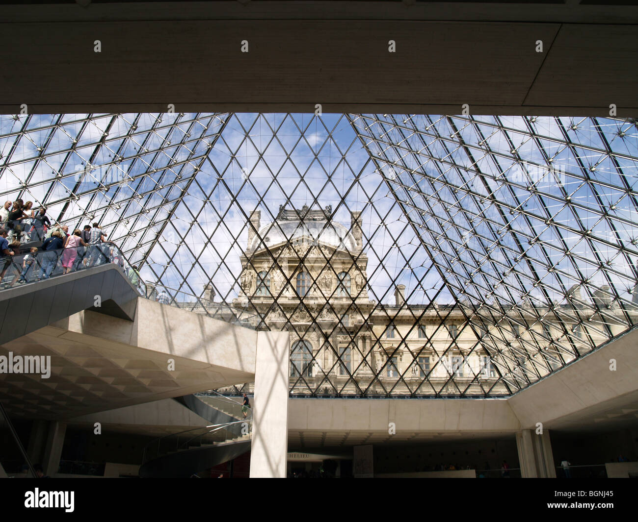 Paris buildings Louvre Palace Stock Photo - Alamy