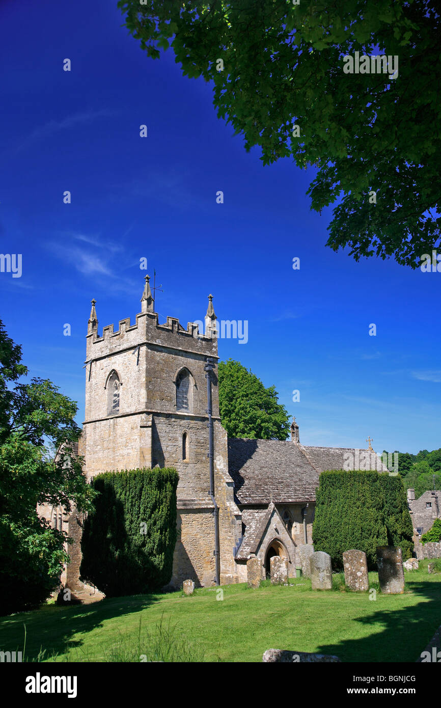 St Peters Parish Church Upper Slaughter village Gloucestershire ...