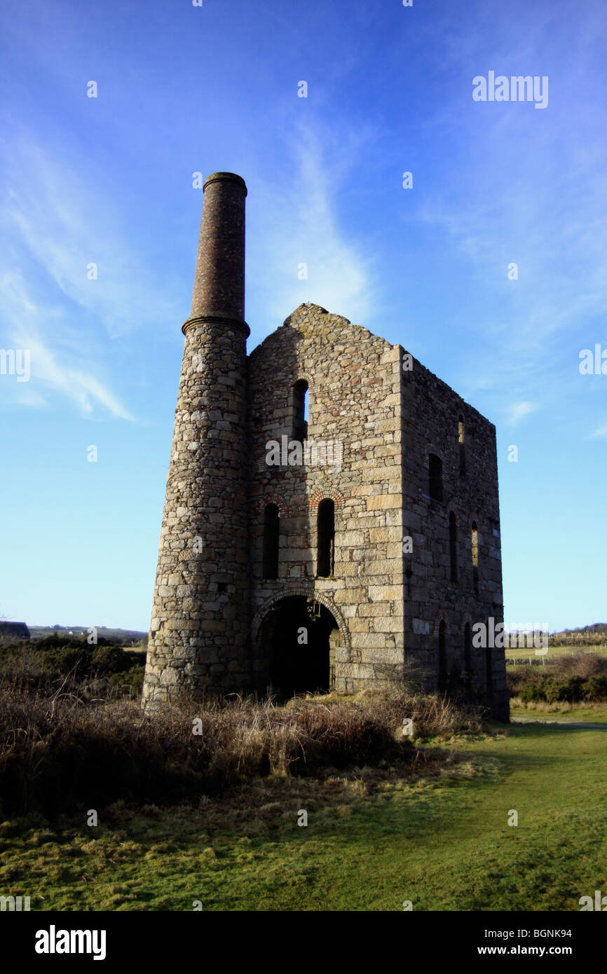 Mine workings Cornwall UK Stock Photo - Alamy