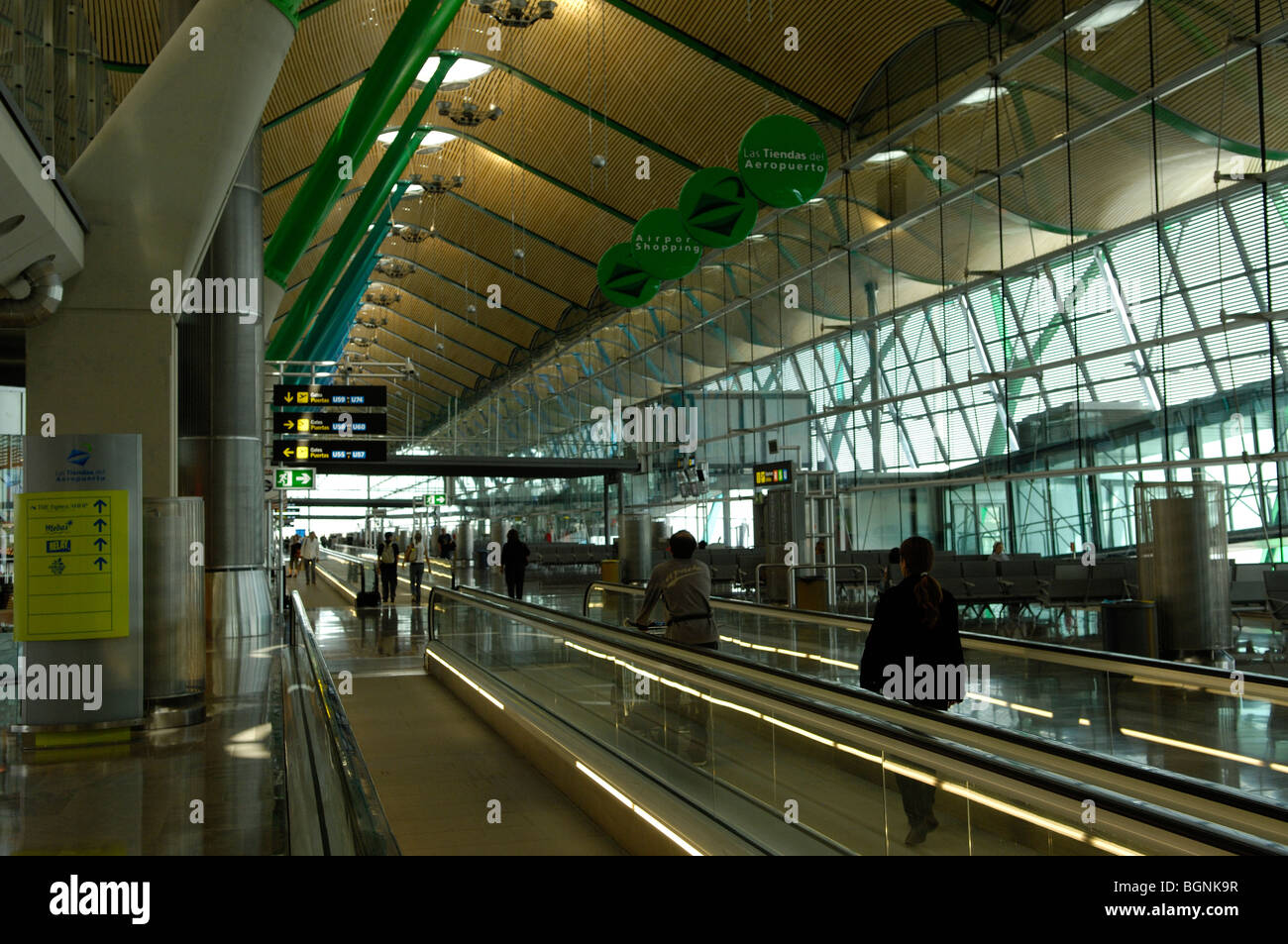 Barajas International Airport Terminal, Madrid, Spain Stock Photo - Alamy