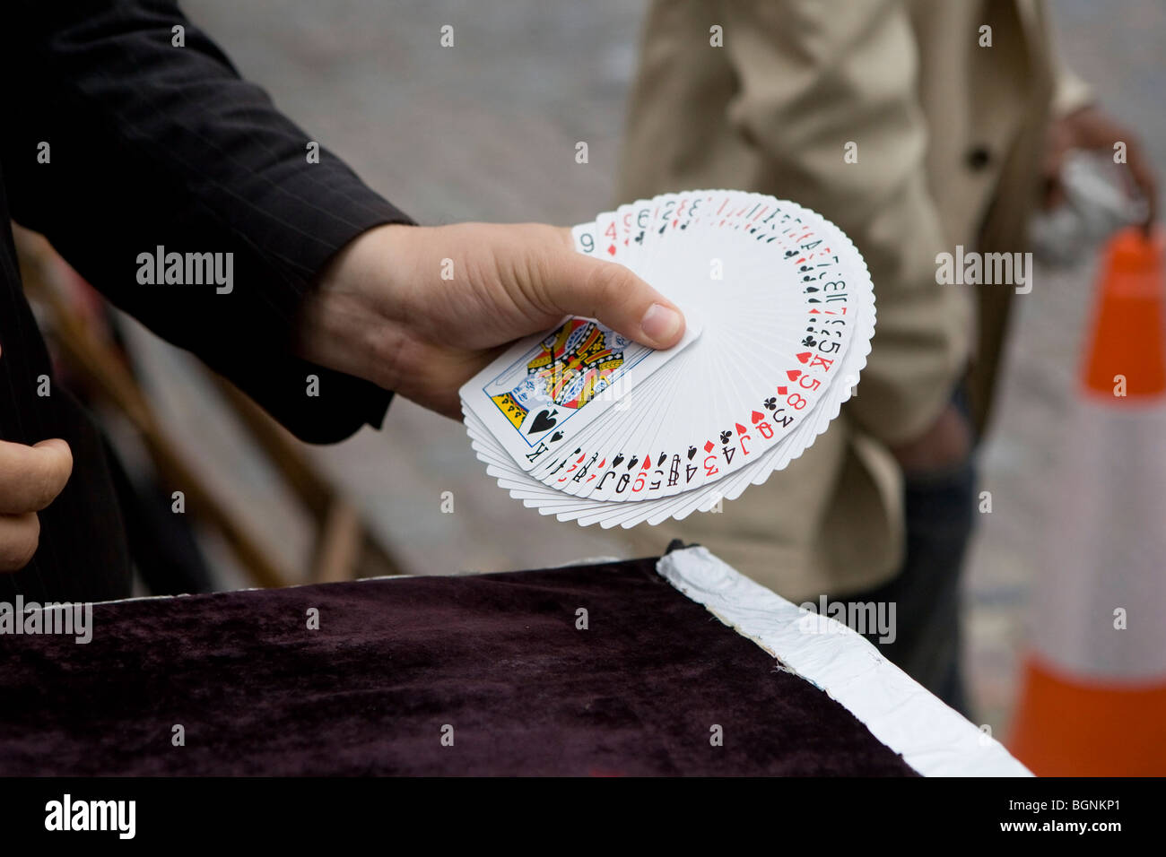 Dealing blackjack hi-res stock photography and images - Alamy