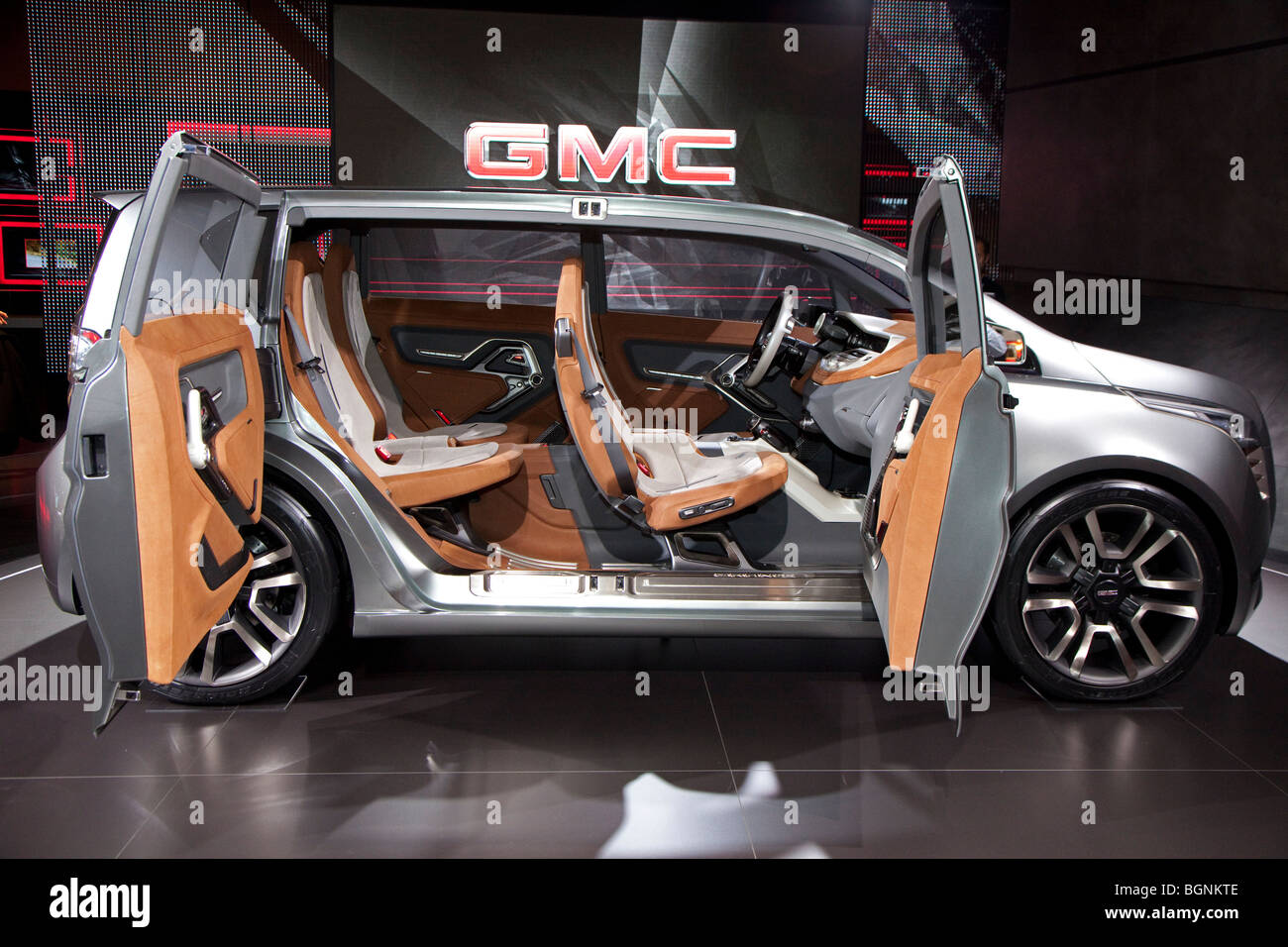 Detroit, Michigan - The GMC Granite concept car on display at the 2010 ...