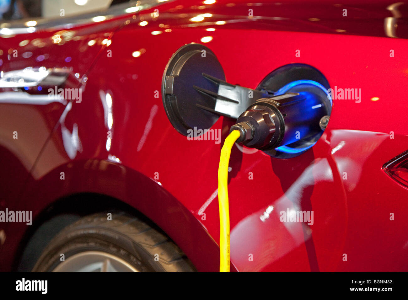 The Tesla Model S electric sports car Stock Photo - Alamy