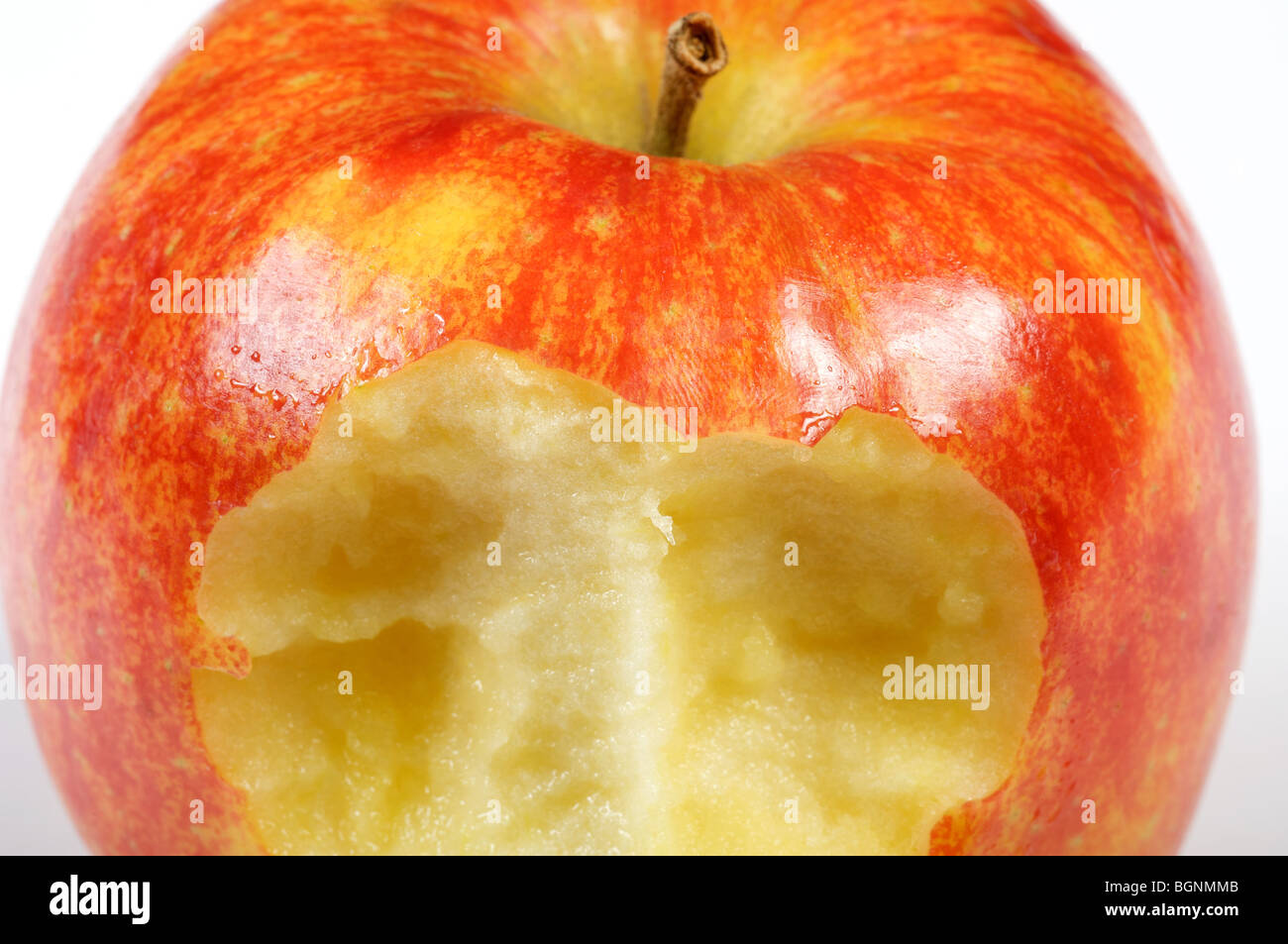 Red Apple Bite Out High Resolution Stock Photography and Images - Alamy