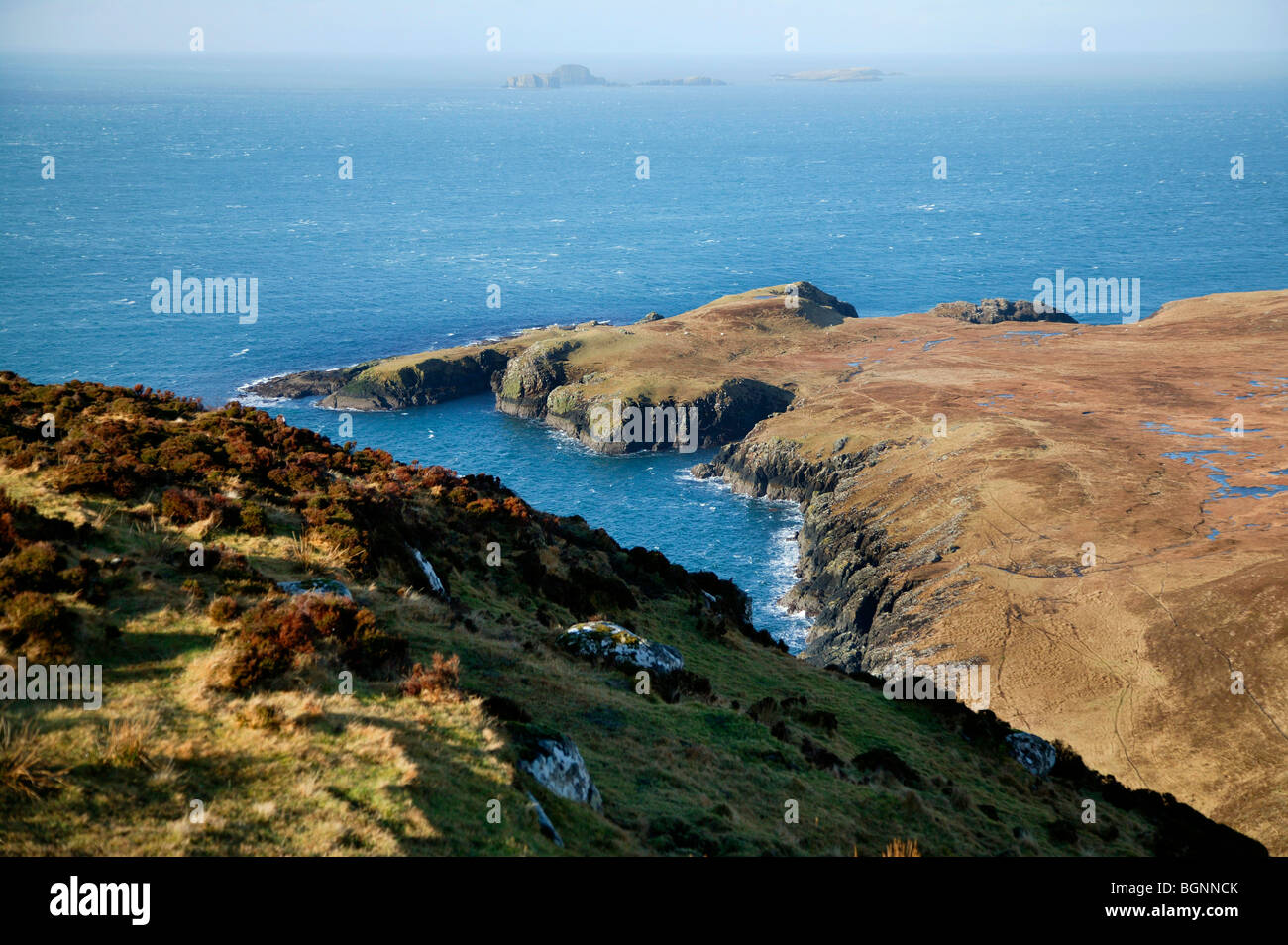 Landscape at Staffin Bay, Trotternish Peninsula, Isle of Skye, Inner ...