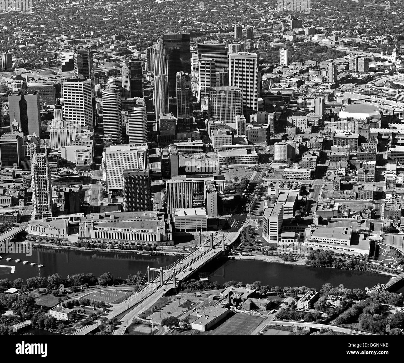 Minneapolis Aerial High Resolution Stock Photography and Images - Alamy