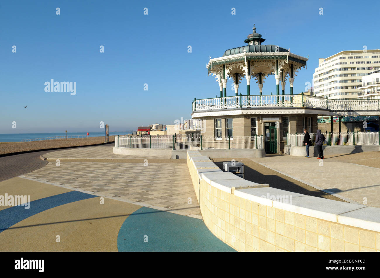 The recently renovated bandstand on Brighton seafront Stock Photo - Alamy