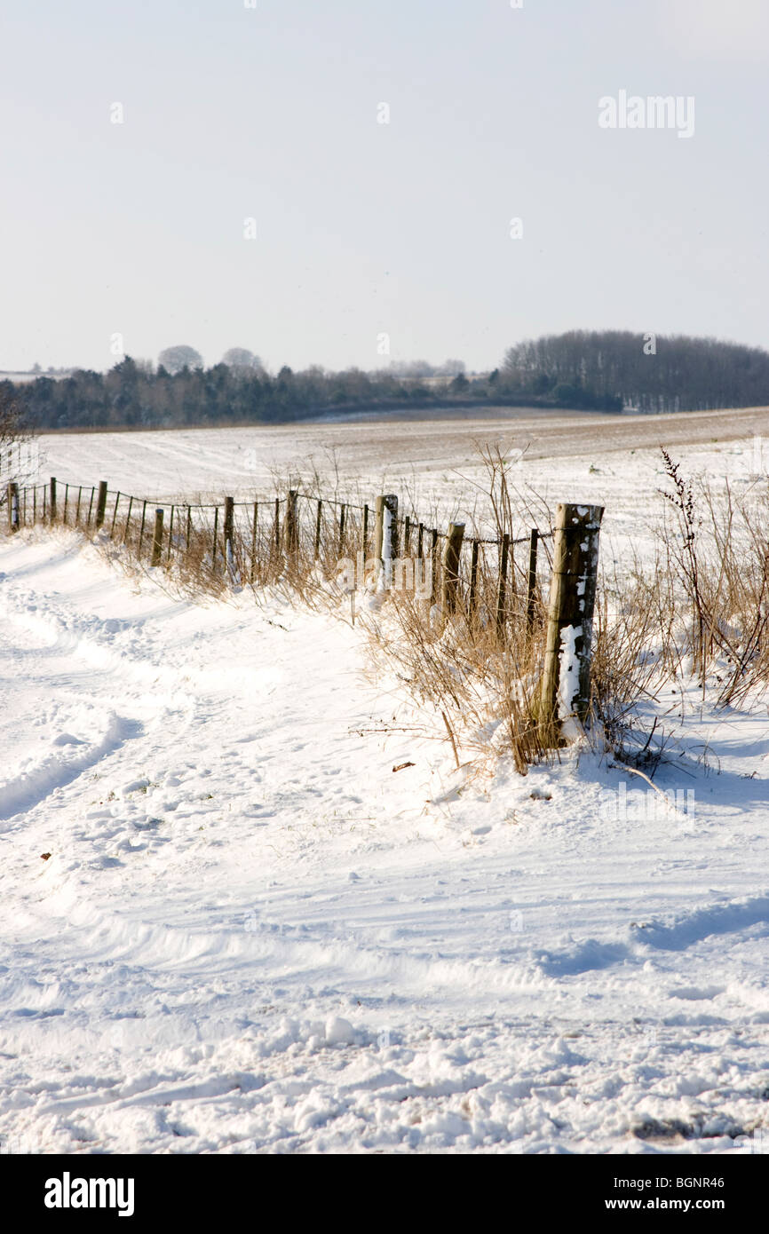 Cold frosty icy sunny day Stock Photo - Alamy