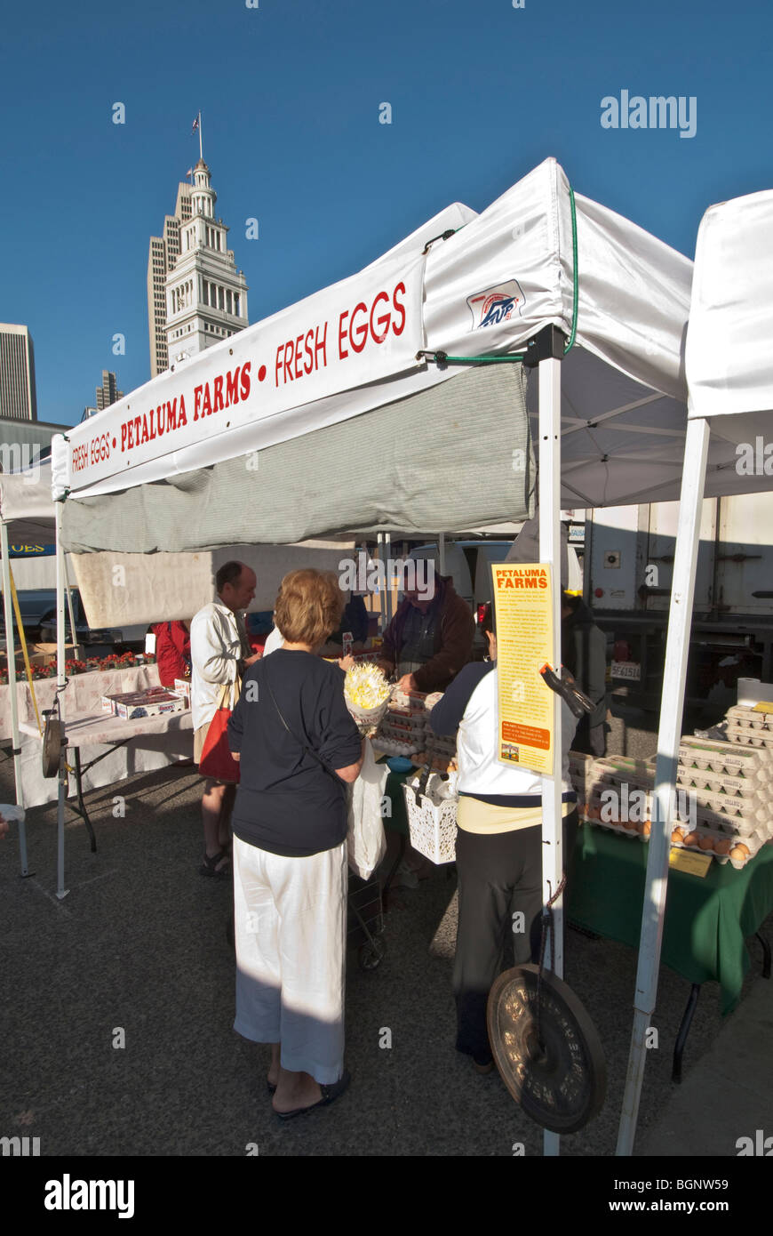 California San Francisco Ferry Building Plaza Farmers Market Stock ...