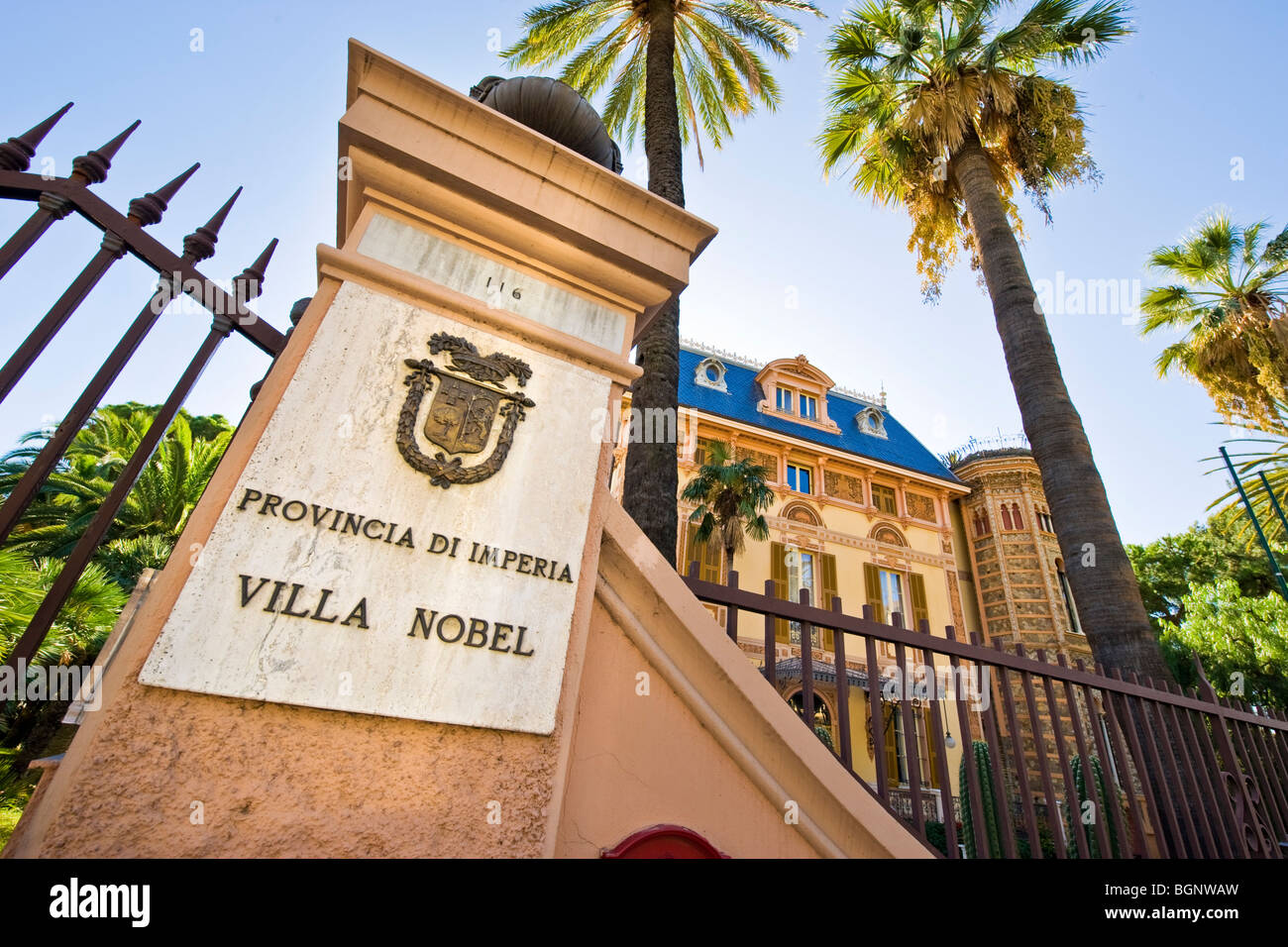 Villa nobel sanremo hi-res stock photography and images - Alamy
