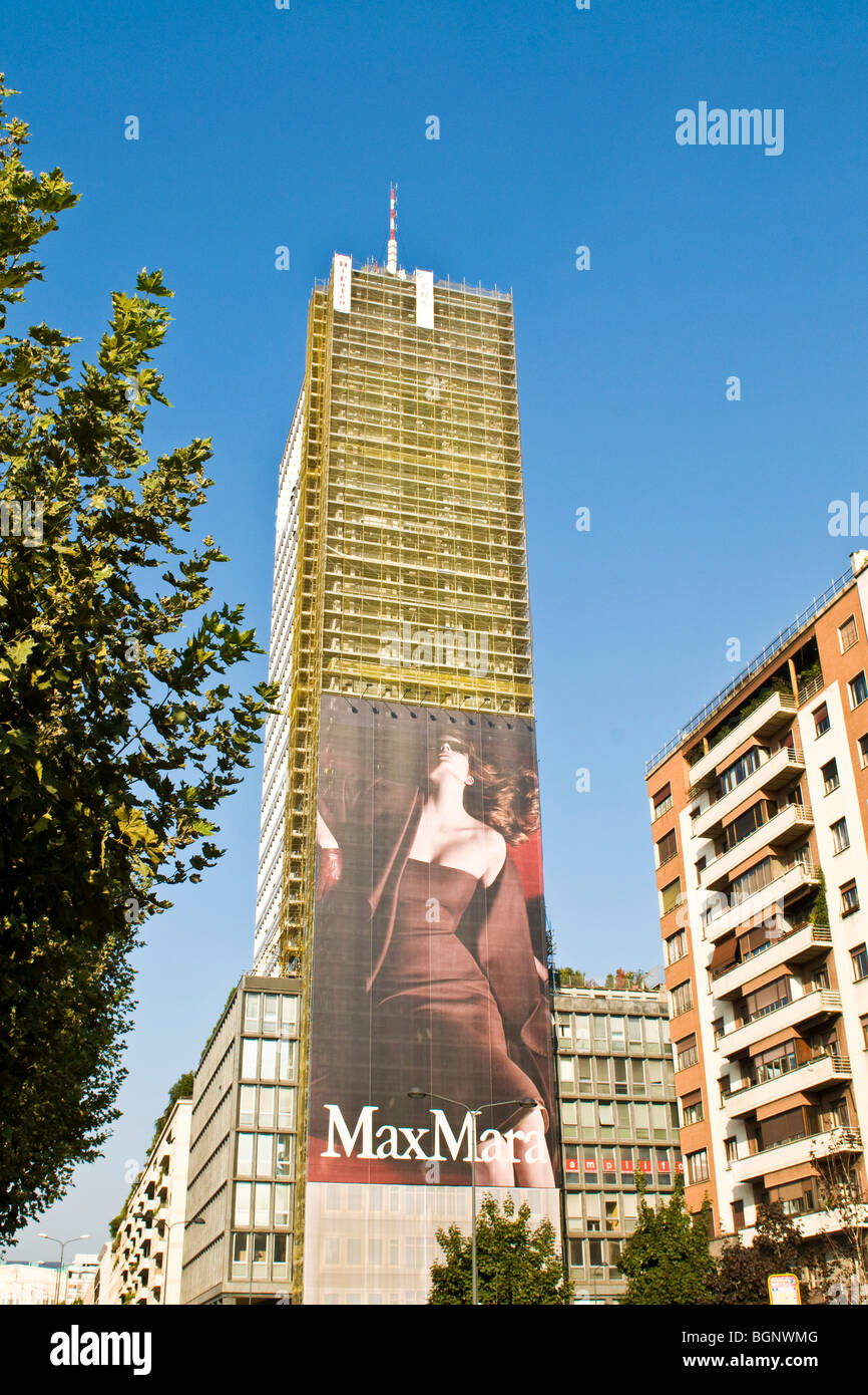 Advertising, publicity, Milan, Italy Stock Photo - Alamy