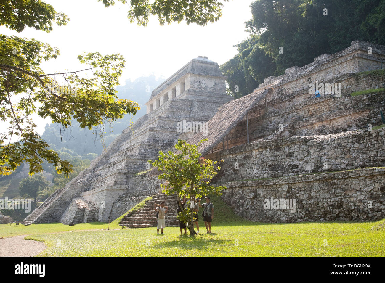 Temple of the Inscriptions, Palenque Archaeological Site, Chiapas ...