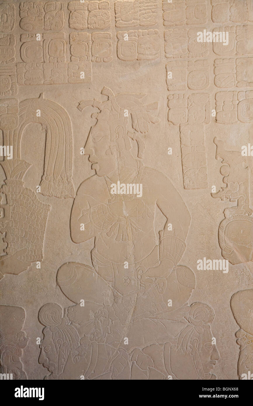 Tablet of the Slaves. 8th Century A.D. Palenque Archaeological Site ...