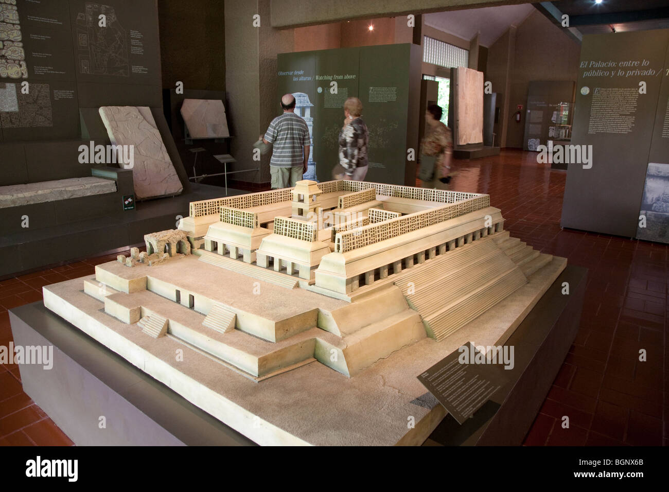 Palenque Archaeological Site Museum, Chiapas Mexico Stock Photo - Alamy