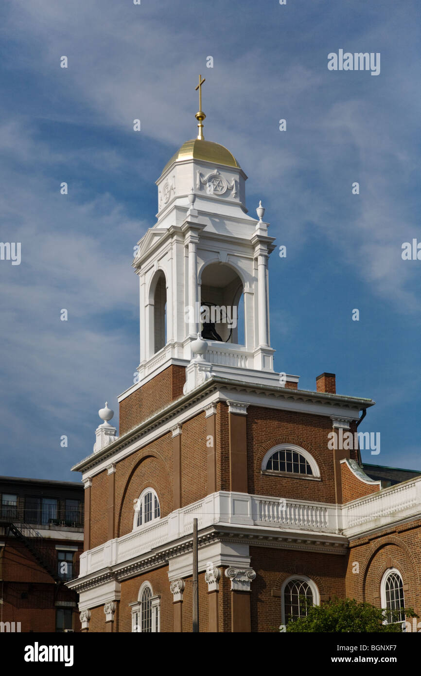Historic CHURCH BELL TOWER - BOSTON, MASSACHUSETTS Stock Photo - Alamy