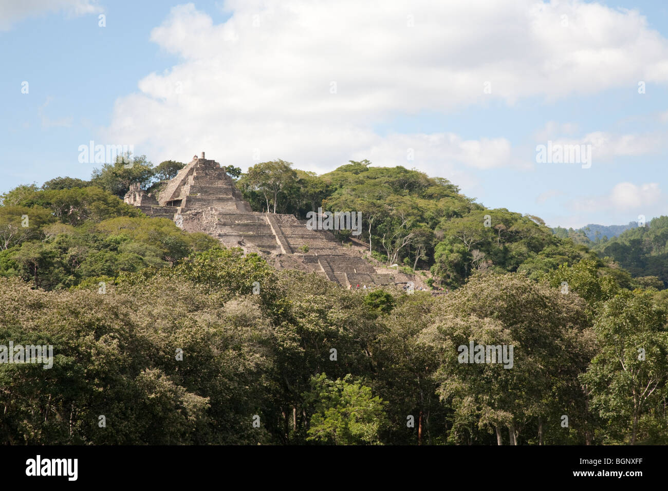 Toniná Maya Ruins archaeology site, Chiapas Mexico Stock Photo - Alamy