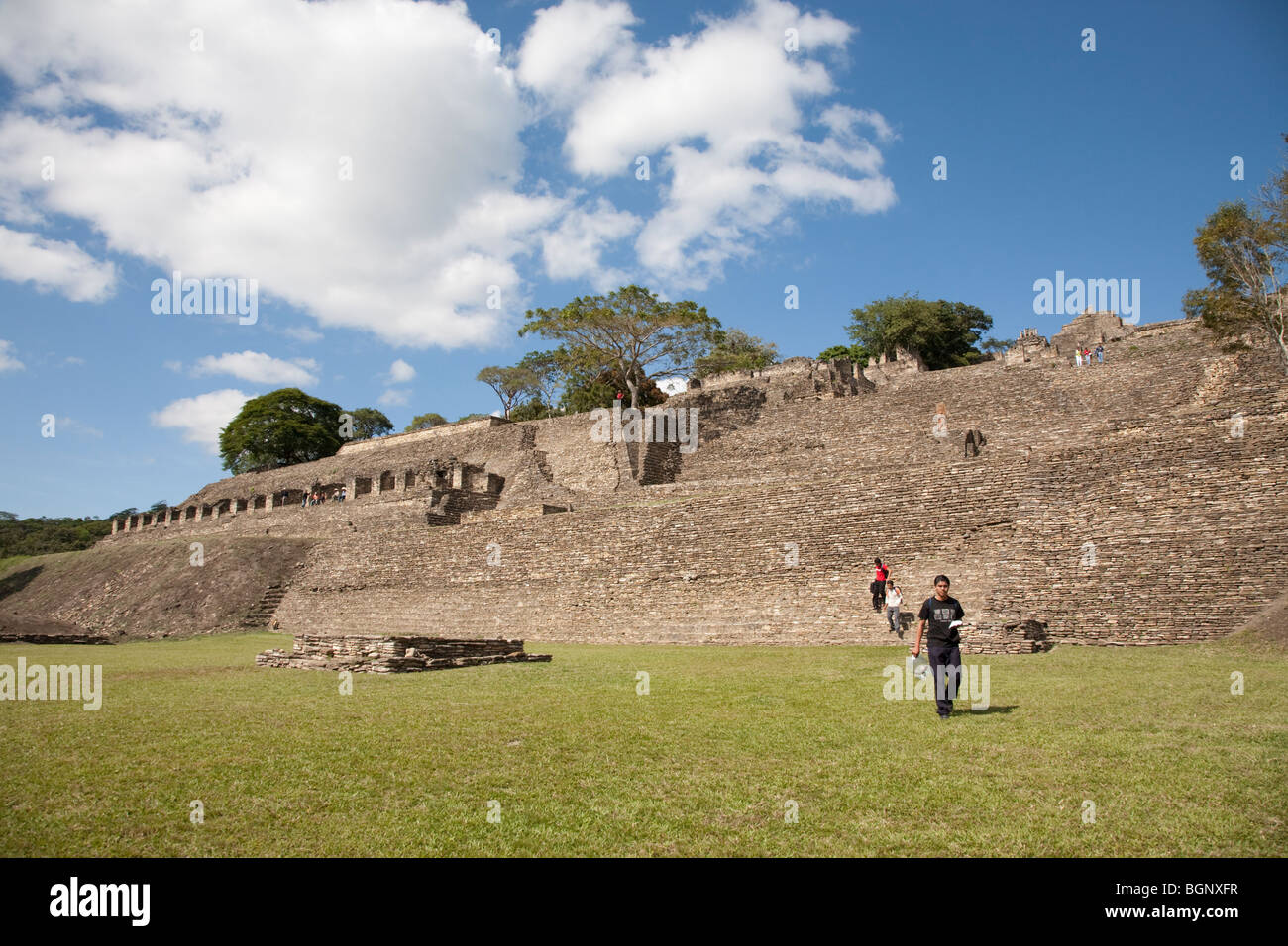 Toniná Maya Ruins archaeology site, Chiapas Mexico Stock Photo - Alamy