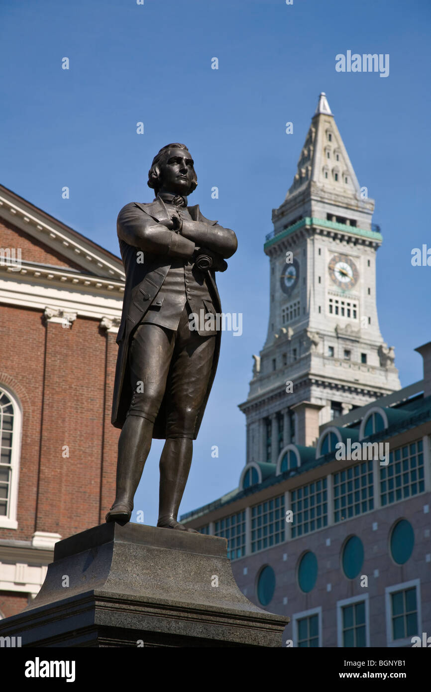 Statue of samuel adams hi-res stock photography and images - Alamy
