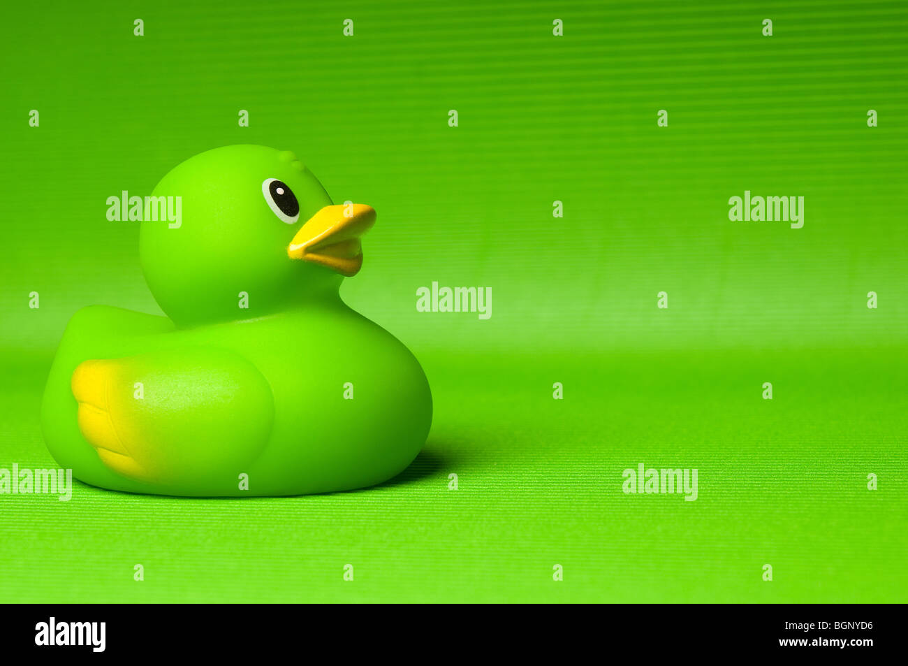 green toy rubber duck Stock Photo - Alamy