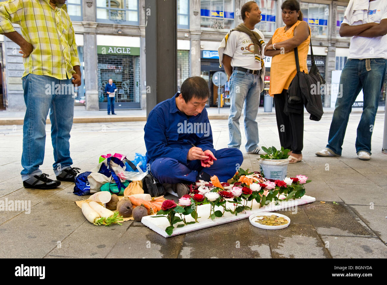 Chinese man, Milan, Italy Stock Photo - Alamy