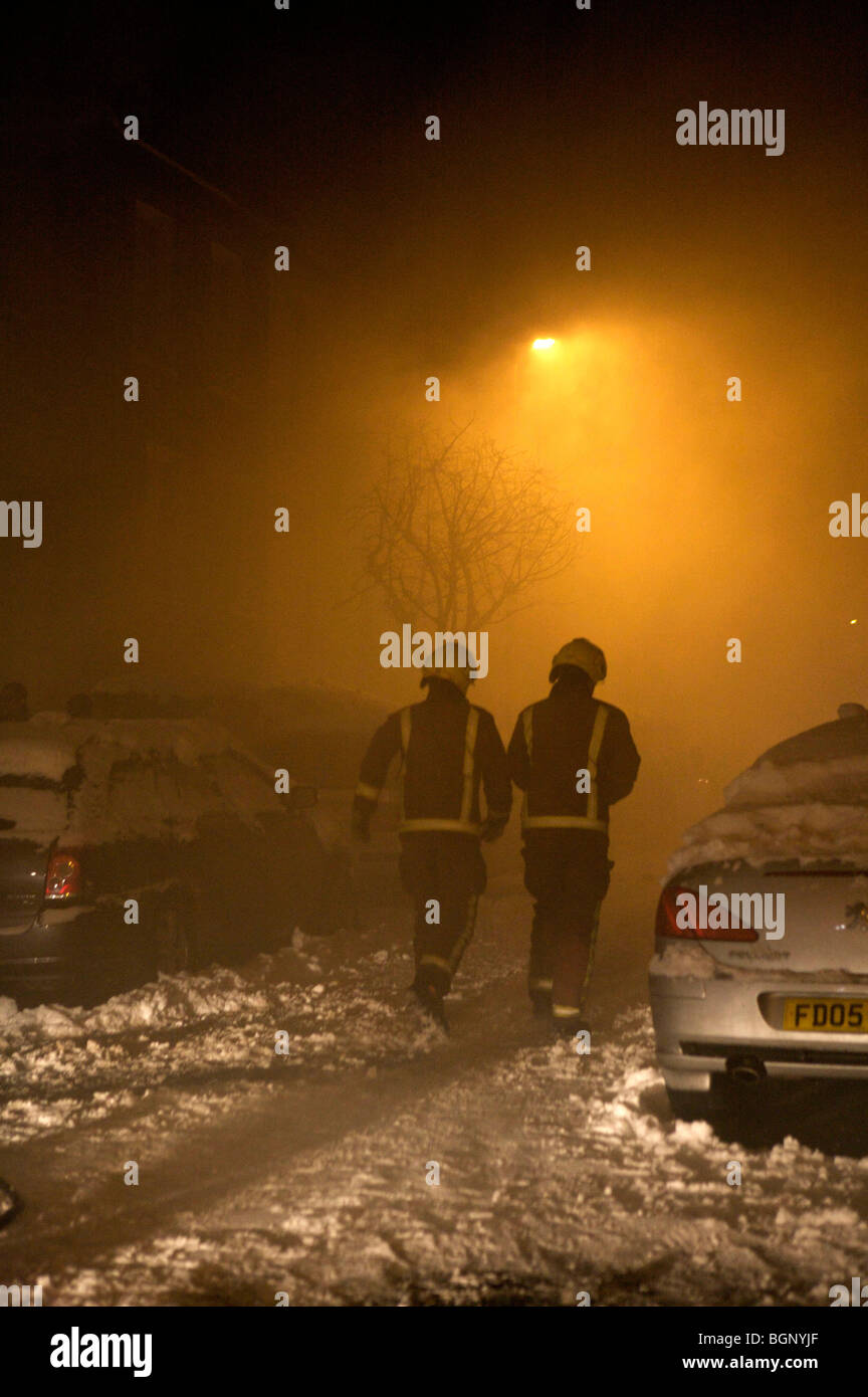 Domestic House fire, Barnet, London, uk Stock Photo - Alamy