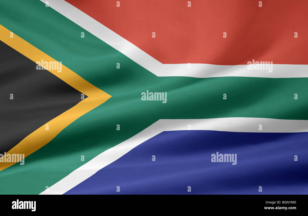 Very large flag of Southafrica Stock Photo - Alamy