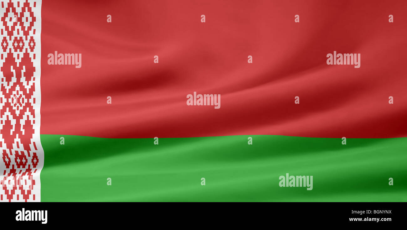 Belarus cultural flag hi-res stock photography and images - Alamy