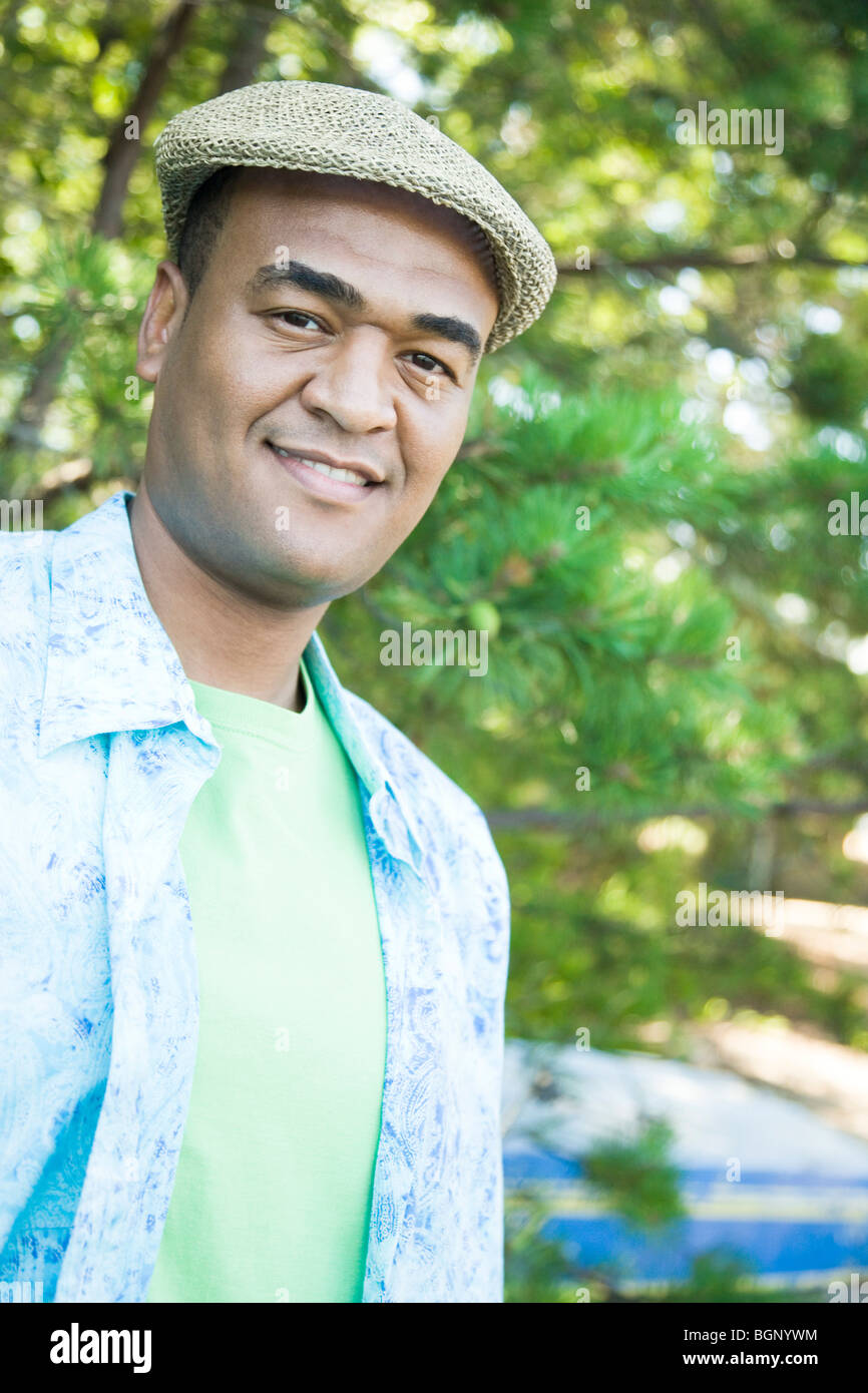 Portrait of a mid adult man smiling Stock Photo - Alamy