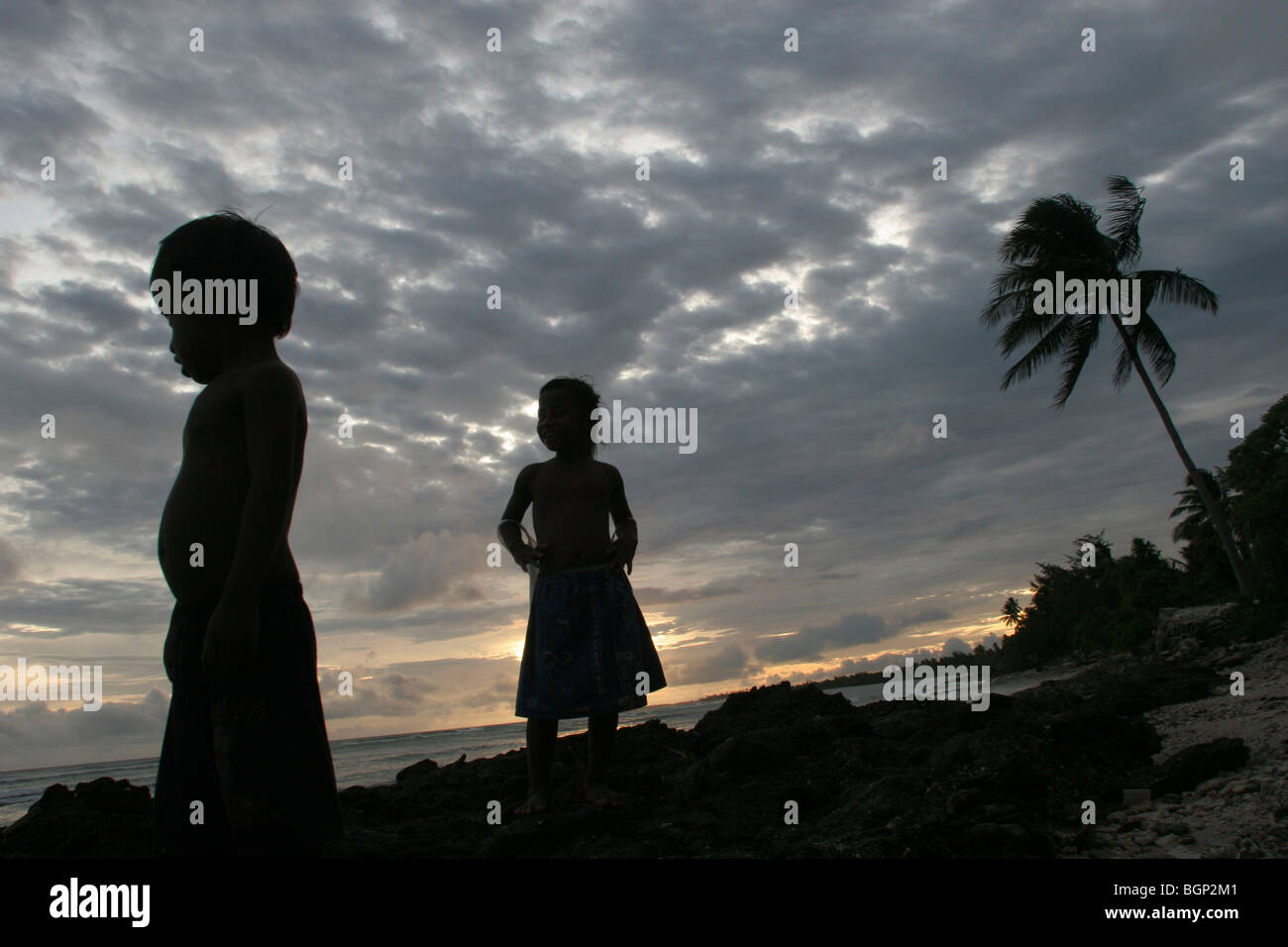 Kiribati rising sea levels hi-res stock photography and images - Alamy