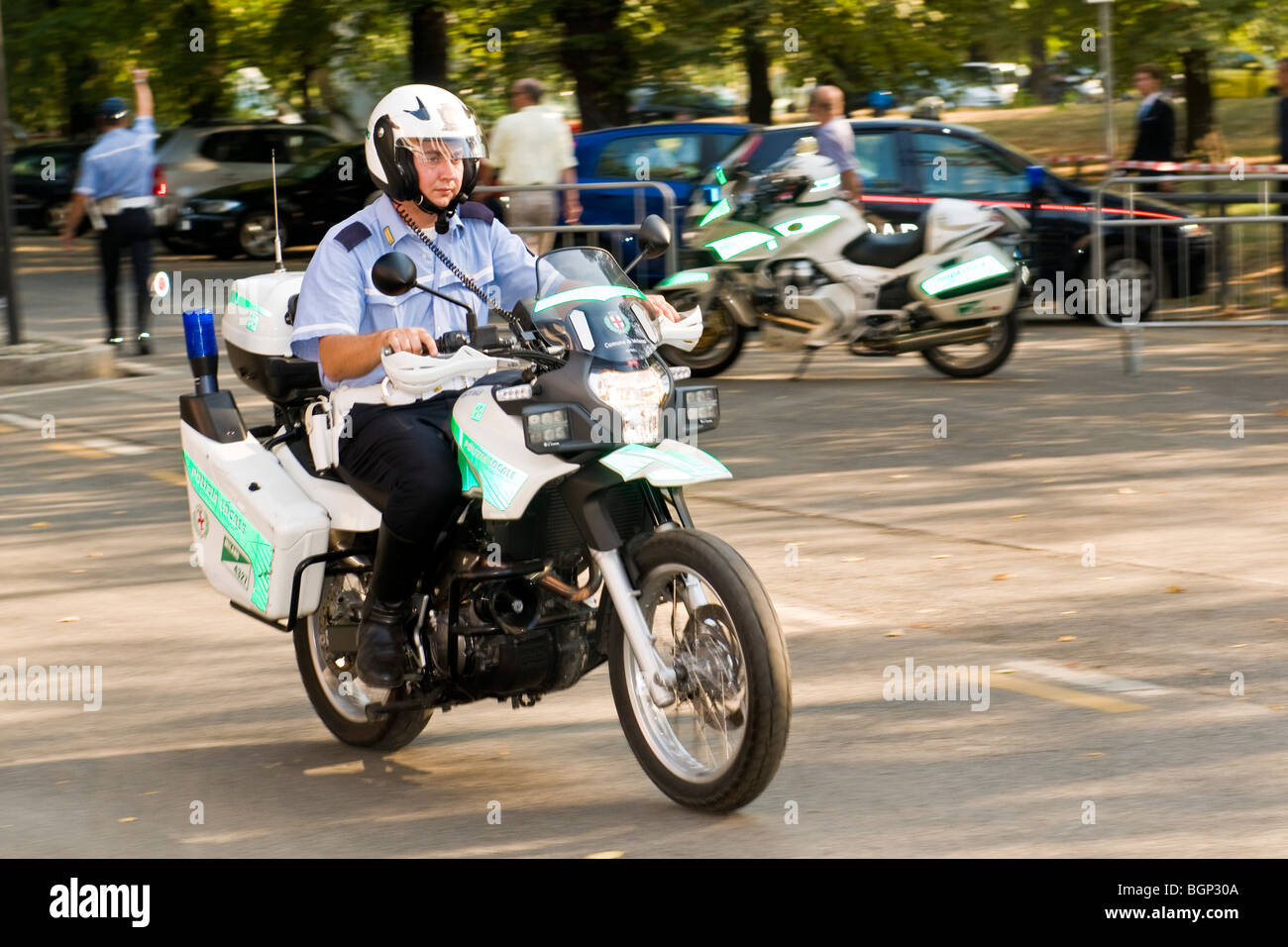 Cops, Milan, Italy Stock Photo - Alamy